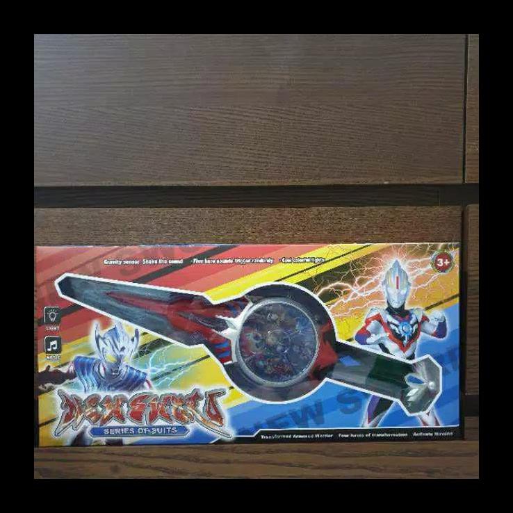 Jual Stok Baru! Pedang Ultraman Orb Senjata Droiyan Suara Dan Lampu ...