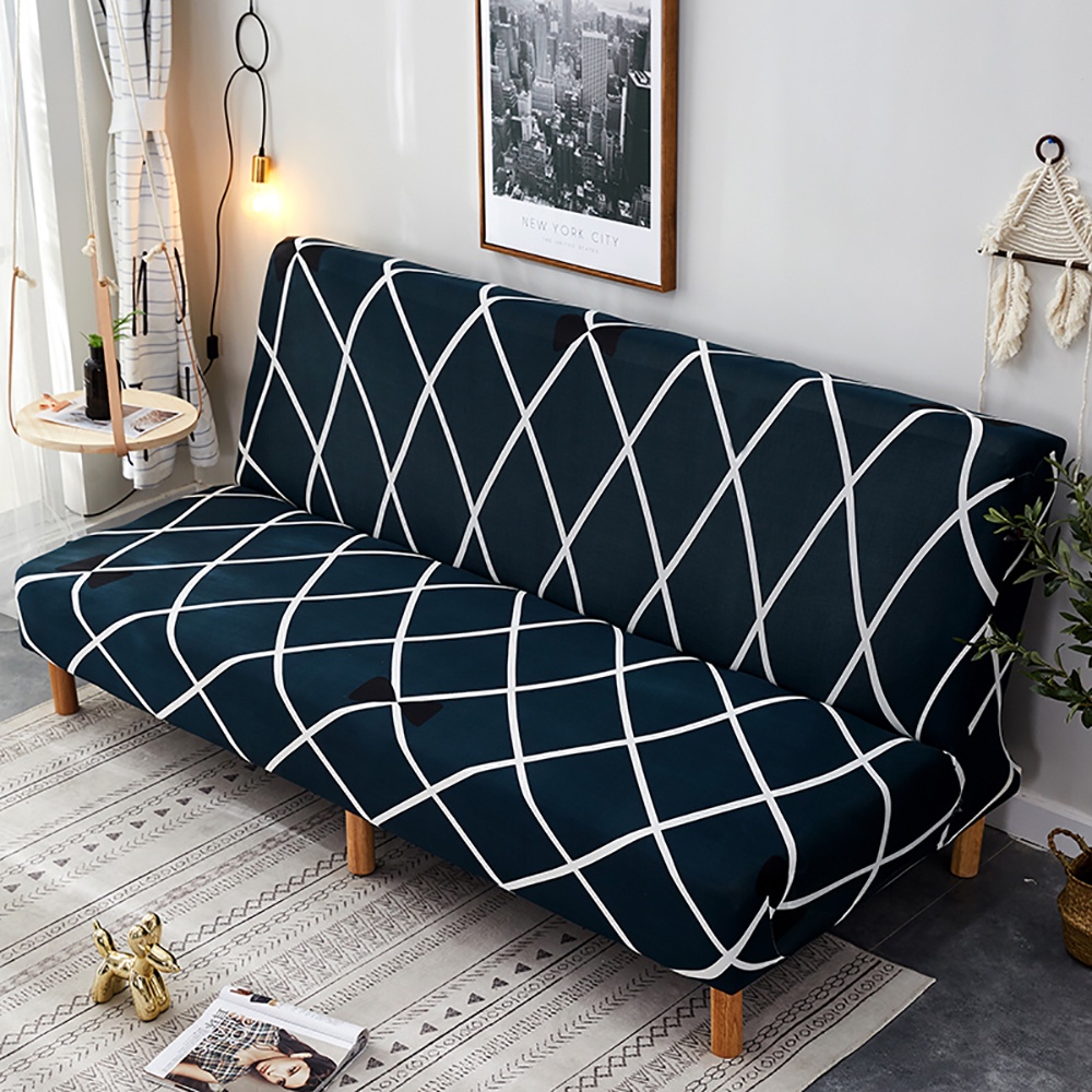Jual Elastic Sofa Bed Cover Penutup Cover Sofa bed Pattern Modern ...