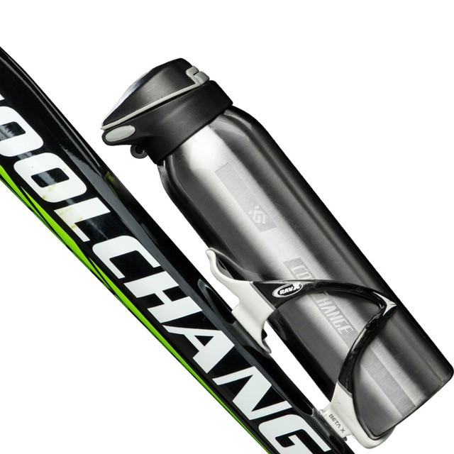 Jual Botol Air Minum Sepeda Stainless Steel 500ml - 66008 - Silver ...