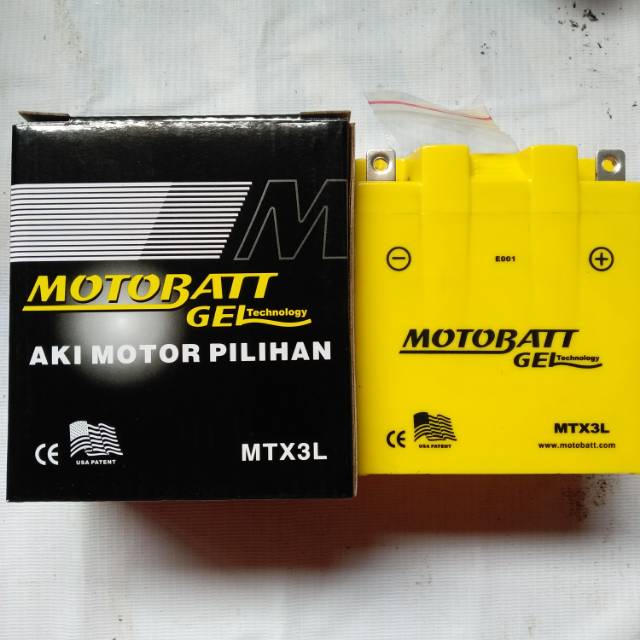 Jual Aki kering Yamaha RX king gel motobatt mtx3L for Yamaha rx king ...