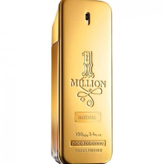 Jual Original Paco rabanne One million intense man EDT 100ml | Shopee ...