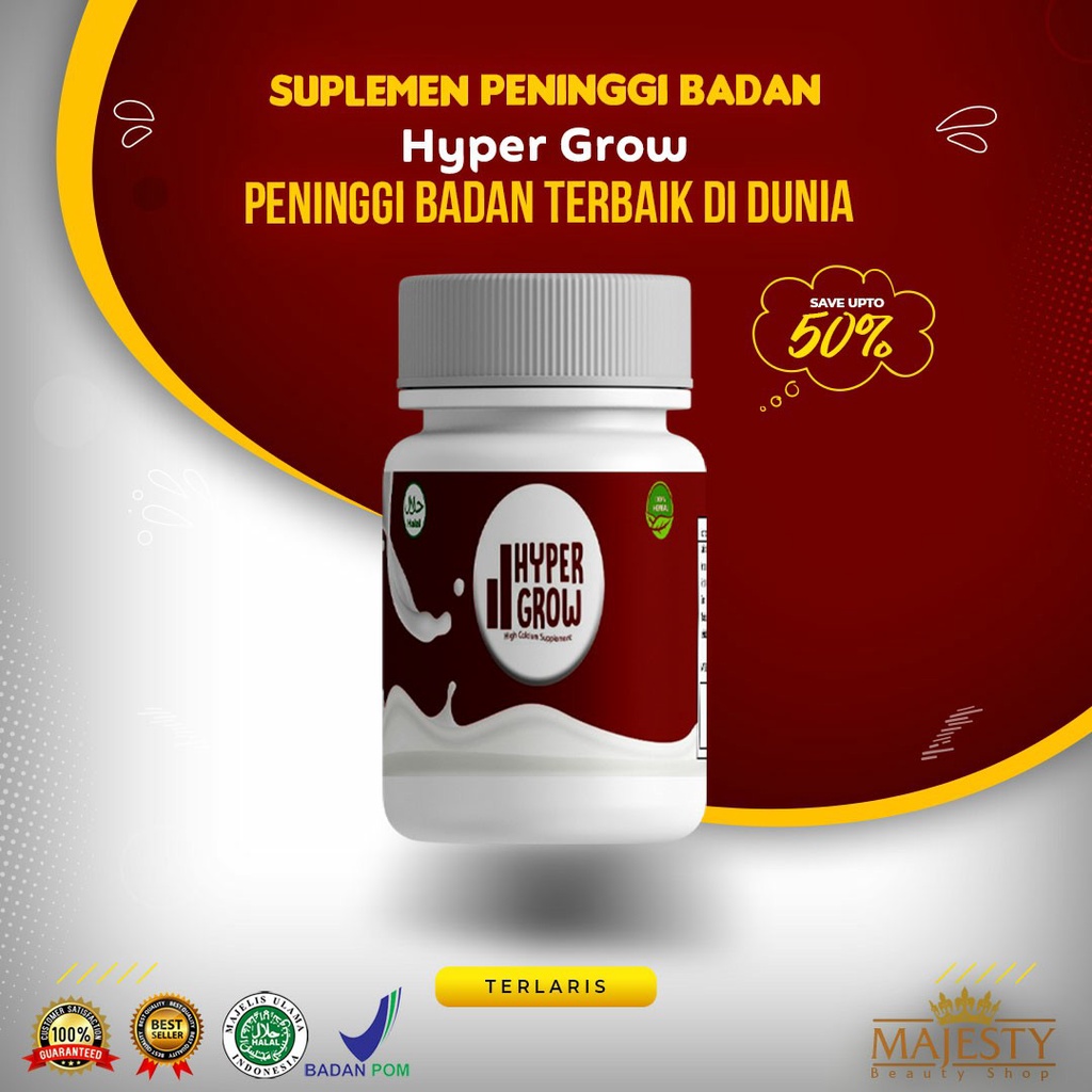 Jual HYPER GROW – PENINGGI BADAN TERLARIS / SUSU PENAMBAH TINGGI BADAN ...