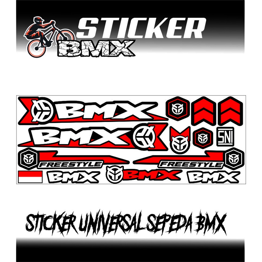 Jual STIKER MOTIF VARIASI LIS STRIPING SEPEDA BIKE BMX MOTIF SIMPLE ...