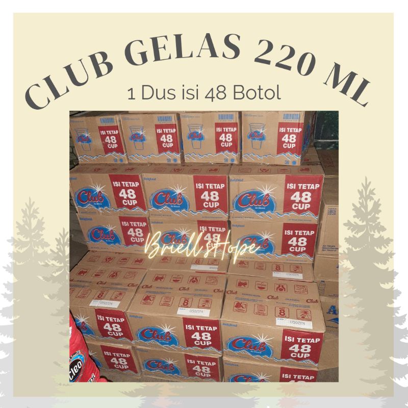 Jual Club Gelas 1 Dus Terlengkap & Harga Terbaru Juni 2026 | Shopee ...