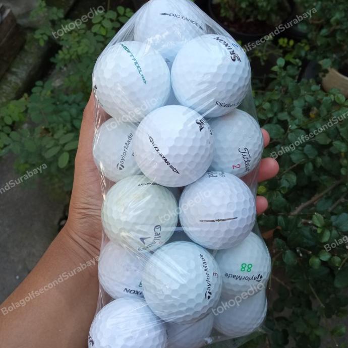 Jual Bola golf second Merek campur grade B Paket (isi 20pcs) | Shopee ...