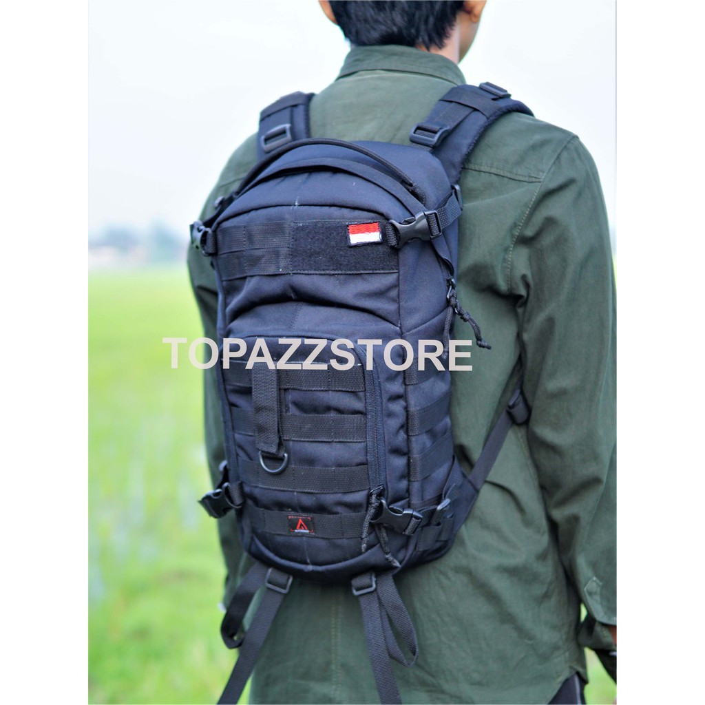 Jual Tas Tactical Army Sepeda Hydropack Ransel Gowes Polisi Militer Tentara TNI Commander ...
