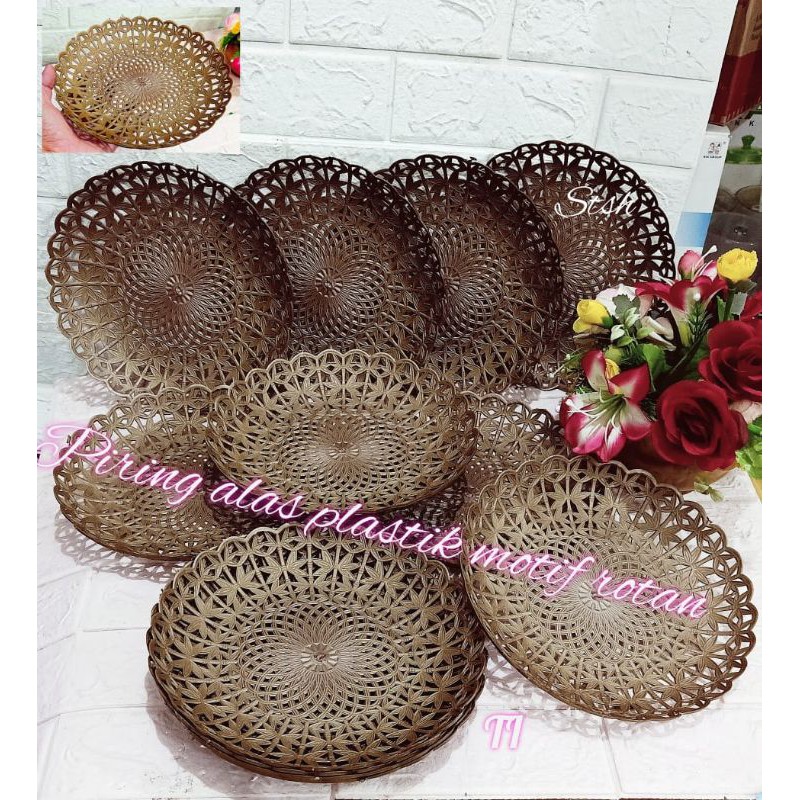 Jual PIRING ROTAN PLASTIK | Shopee Indonesia