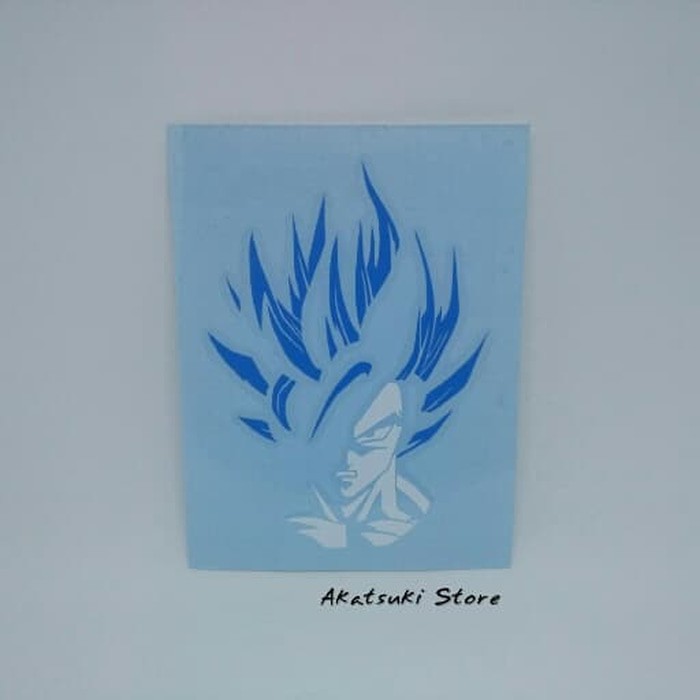 Jual Sticker Stiker Super Saiya Biru Goku | Shopee Indonesia