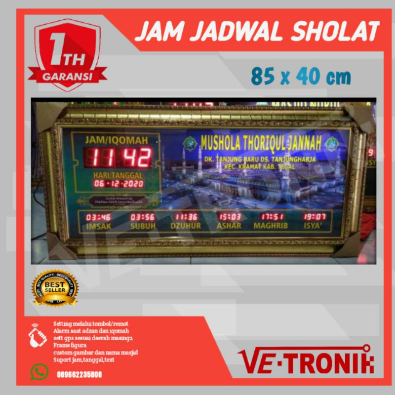 Jual Jam digital waktu sholat otomatis | Shopee Indonesia