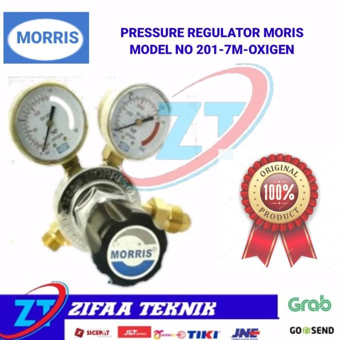 Jual Regul Pressure Regulator Morris Model No.201-7M-Ox Oxygen Regulator Original | Shopee Indonesia