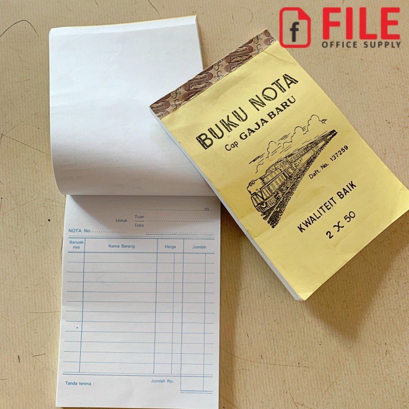 Jual Buku Nota Kecil Cap Gaja Baru 2 Rangkap (50 set) | Shopee Indonesia