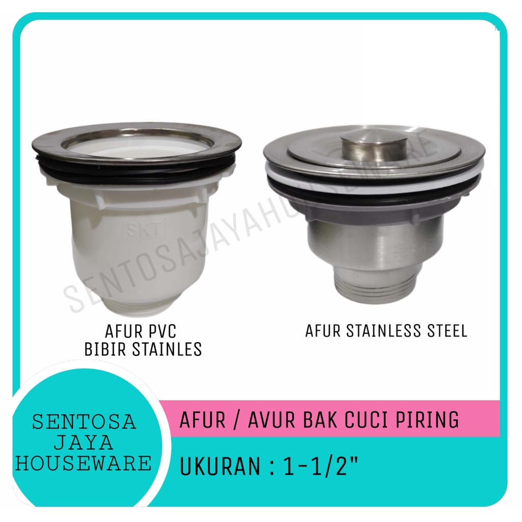 Jual AFUR / AVUR SARINGAN BAK CUCI PIRING STAINLESS STEEL | Shopee ...