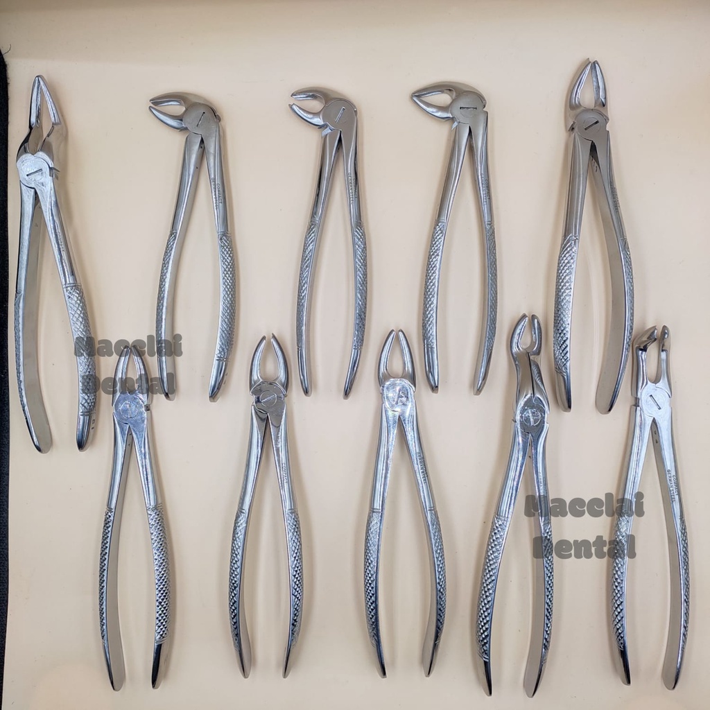 Jual DENTAL TANG CABUT GIGI DEWASA ECER / PER PCS TOOTH FORCEP SATUAN ...