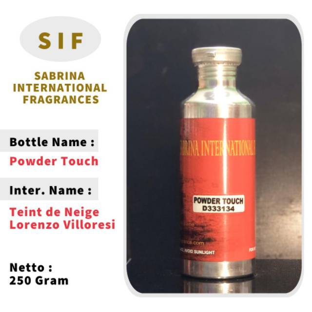 Jual BIBIT PARFUM BY SABRINA INTERNATIONAL FRAGRANCE(SIF)KEMASAN SEGEL ...