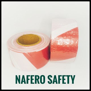 Jual SAFETY LINE MERAH PUTIH BARRICADE RED WHITE GARIS POLISI 3 INCH X ...