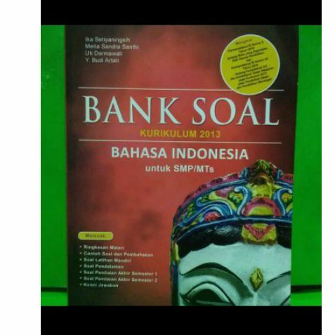 Jual BANK SOAL BAHASA INDONESIA TERLENGKAP SMP/MTS | Shopee Indonesia