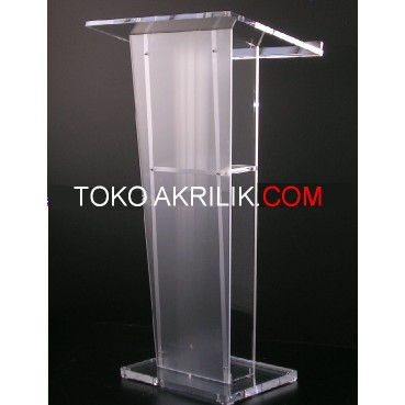 Jual Acrylic Podium / PD13 / Acrylic Lectren / Mimbar Akrilik | Shopee ...