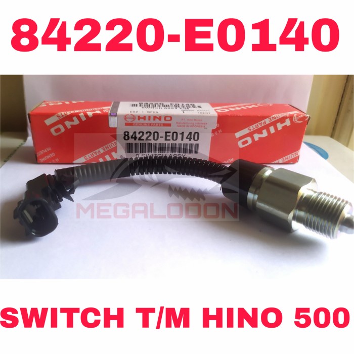 Jual 84220-E0140 switch transmisi hino 500 new switch transmisi ...