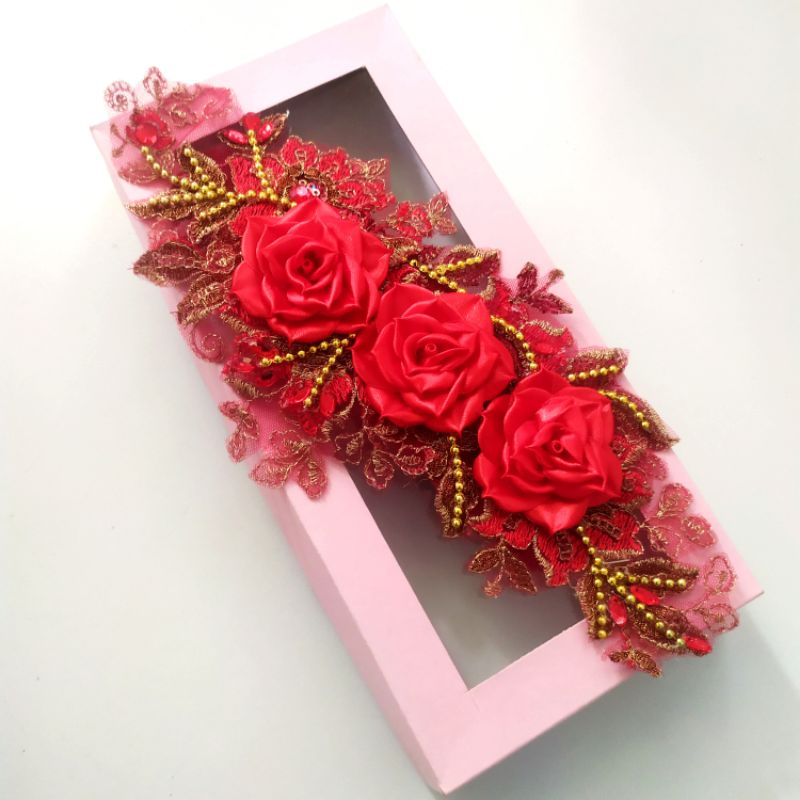 Jual Headpiece hijab merah (besar) | Shopee Indonesia