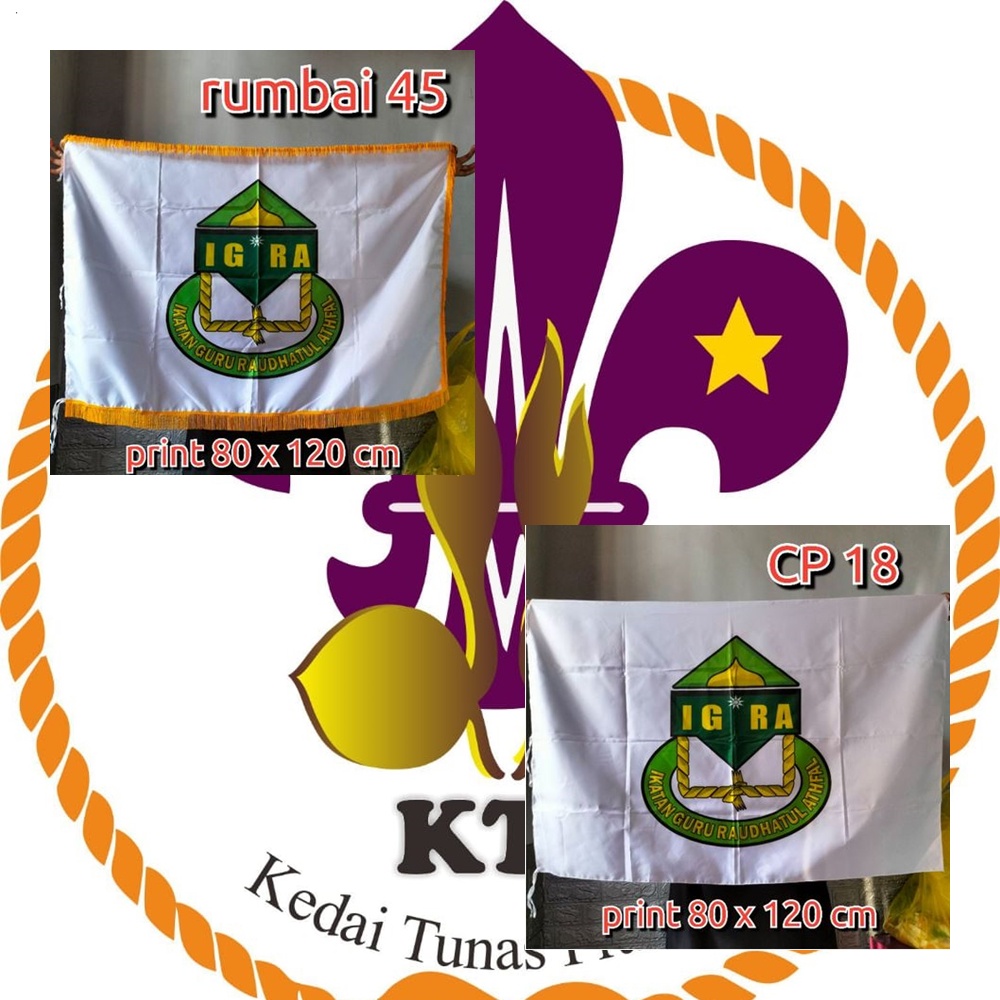 Jual Bendera IGRA Ikatan Guru Raudhatul Athfal Rumbai | Shopee Indonesia
