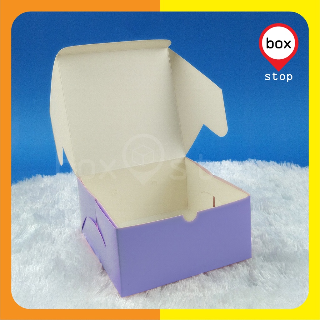 Jual Kotak Snack Box - Dus Katering Catering - UNGU - 10x10x5 cm ( XS ...