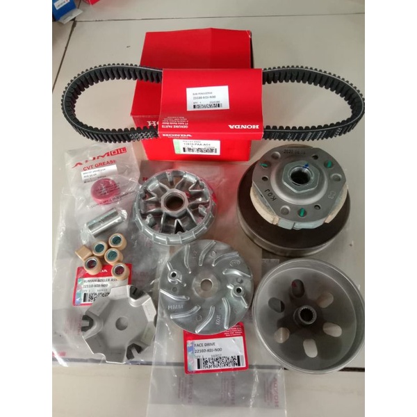 Jual FULL SET PAKET CVT GENIO/BEAT LED DELUXE/SCOOPY 2020-2022(KOJ ...