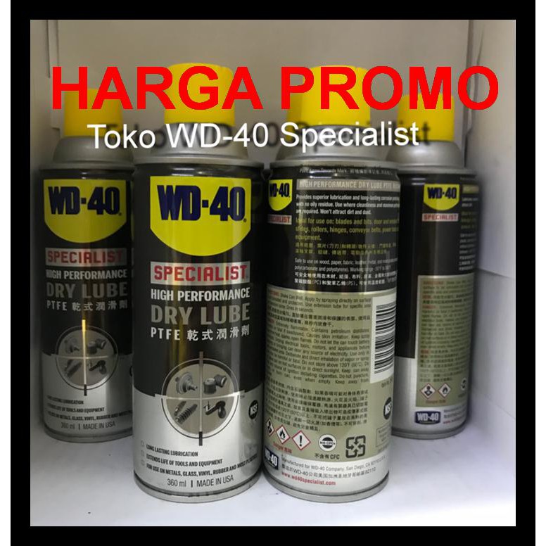 Jual Wd40 Dry Lube Wd 40 Dry Lube | Shopee Indonesia