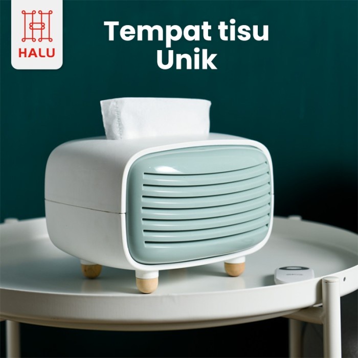Jual Halu Kotak Tissue Box Organizer Bentuk Radio Tempat Tissue Unik ...