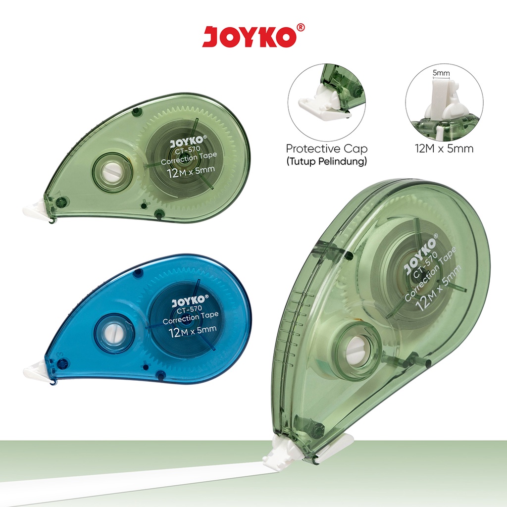 Jual Pita Koreksi Correction Tape Joyko CT-570 12M x 5mm | Shopee Indonesia