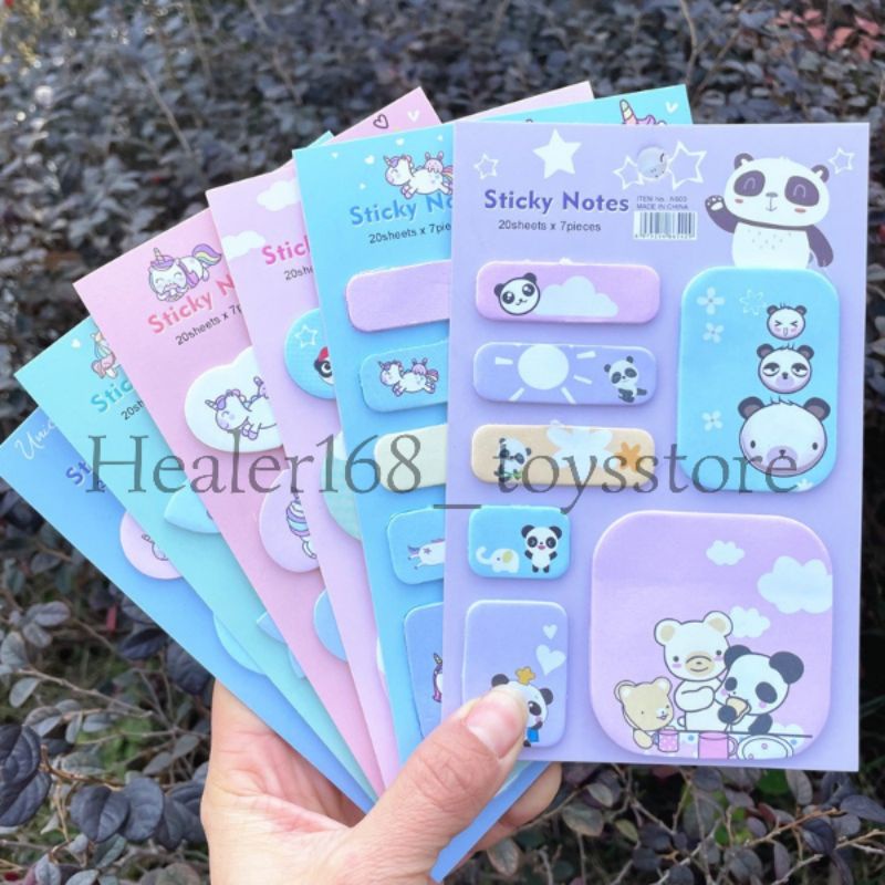 Jual STIKER STICKY NOTE / STICKY NOTES / PEMBATASAN BUKU / LABEL BUKU ...