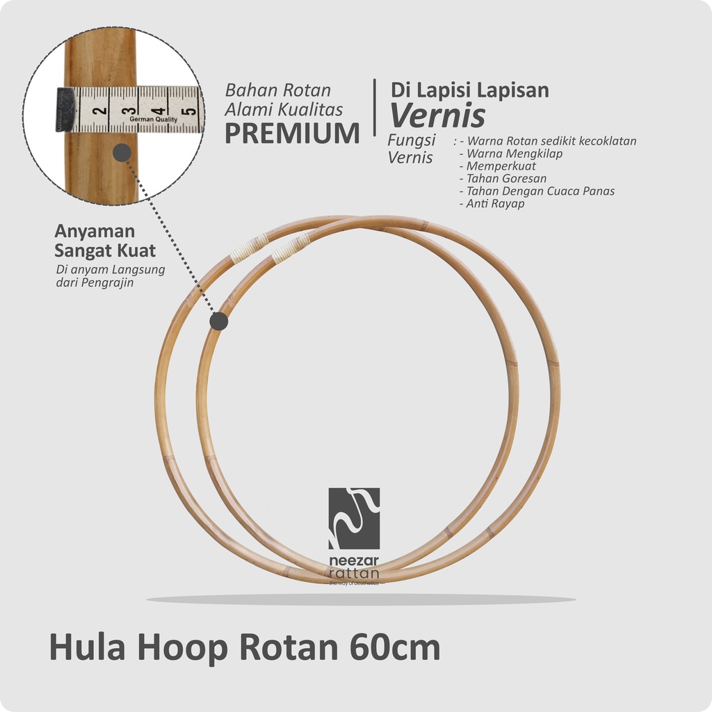 Jual Hula Hoop hulahoop hulahop holahop Rotan 60 cm | Shopee Indonesia