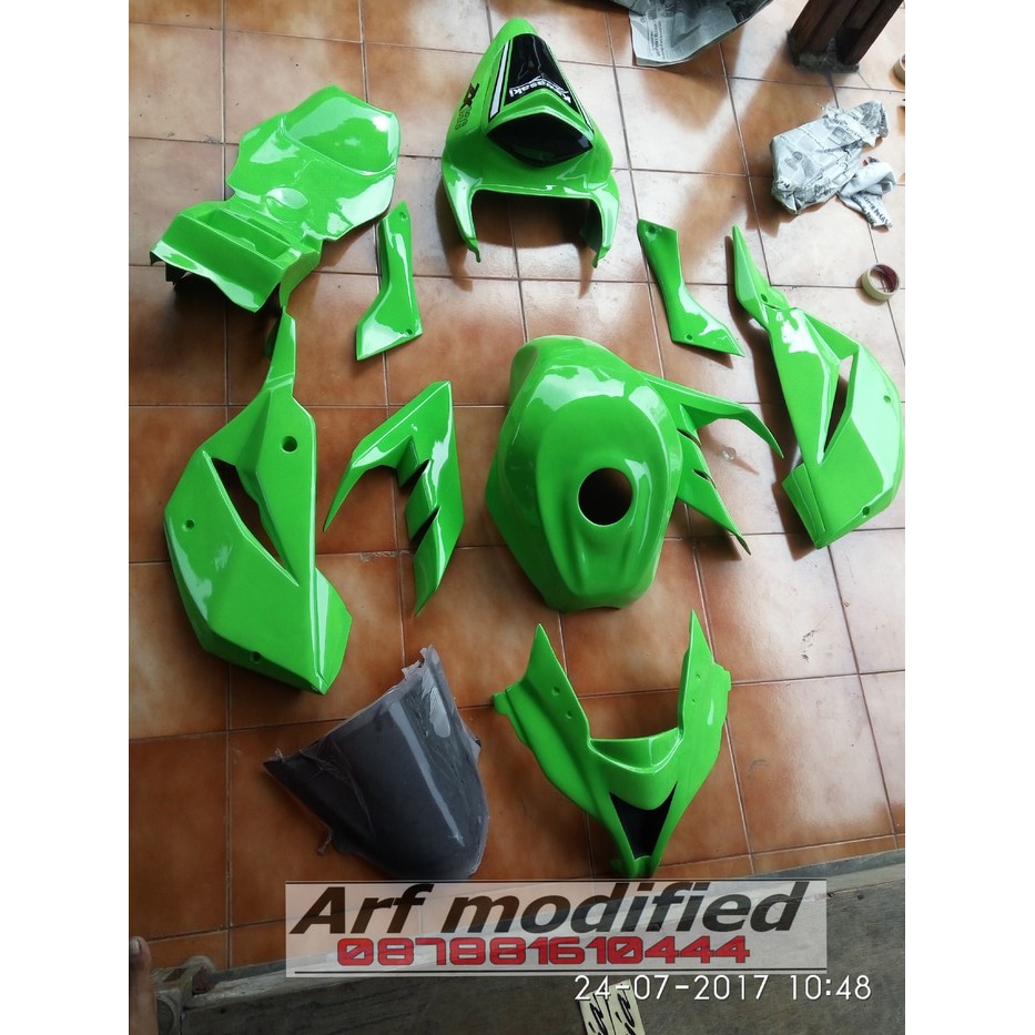 Jual paket modifikasi NINJA 250 FI model zx6 | Shopee Indonesia