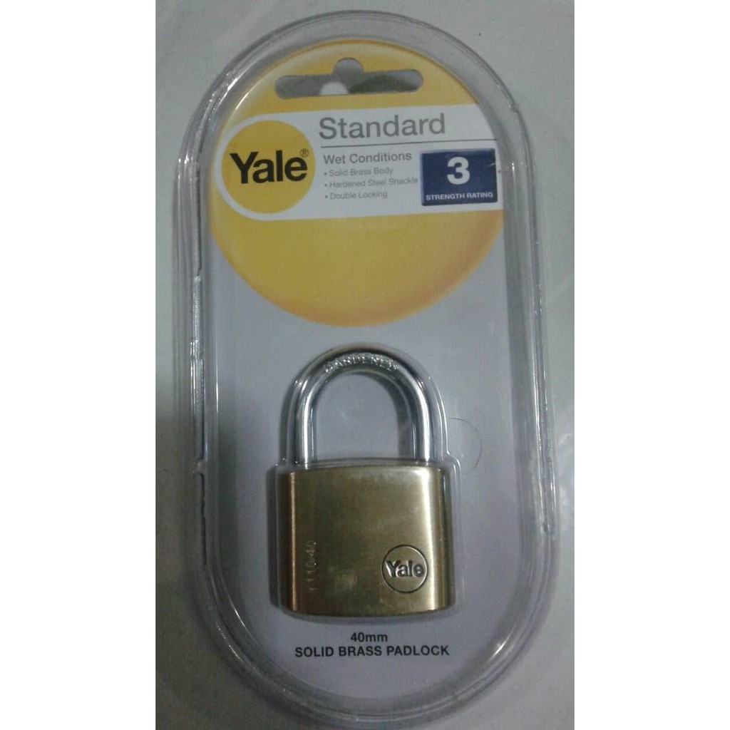 Jual Gembok YALE 110/40/123/1 (ASLI) | Shopee Indonesia