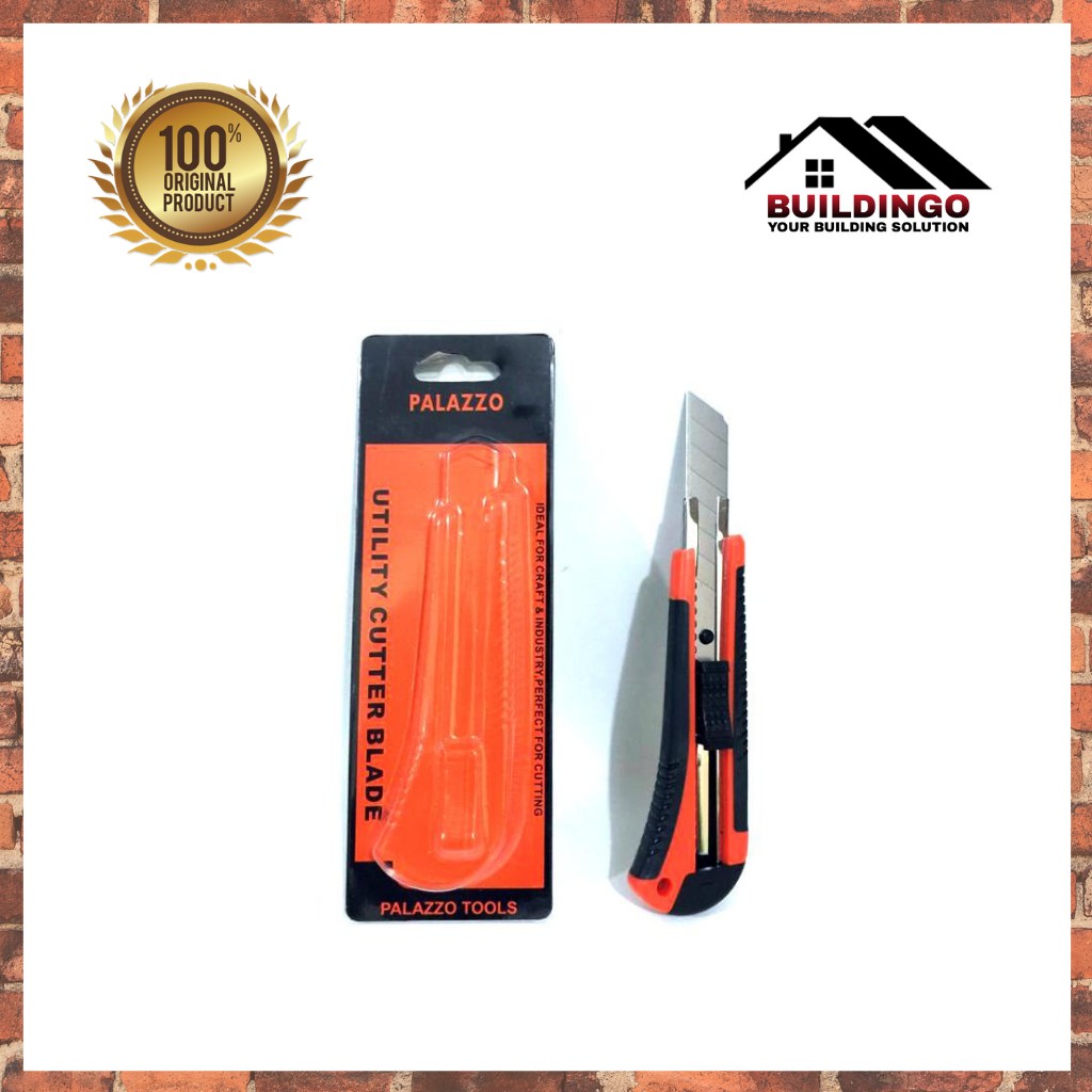 Jual PALAZZO PISAU CUTTER DORONG UKURAN BESAR GAGANG KARET | Shopee ...