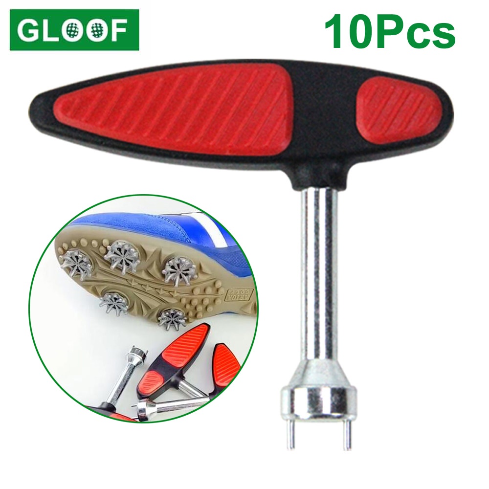 Jual Pre Order 10Pcs/Lot Golf Shoe Spike Remover Golf Shoe Spike Wrench ...
