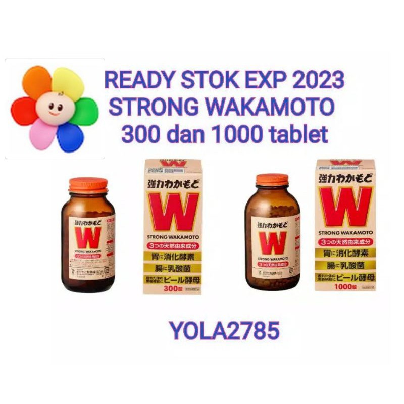 Jual STRONG WAKAMOTO 300 TABLET 1000 TABLET / 1000 PIL OBAT LAMBUNG ...