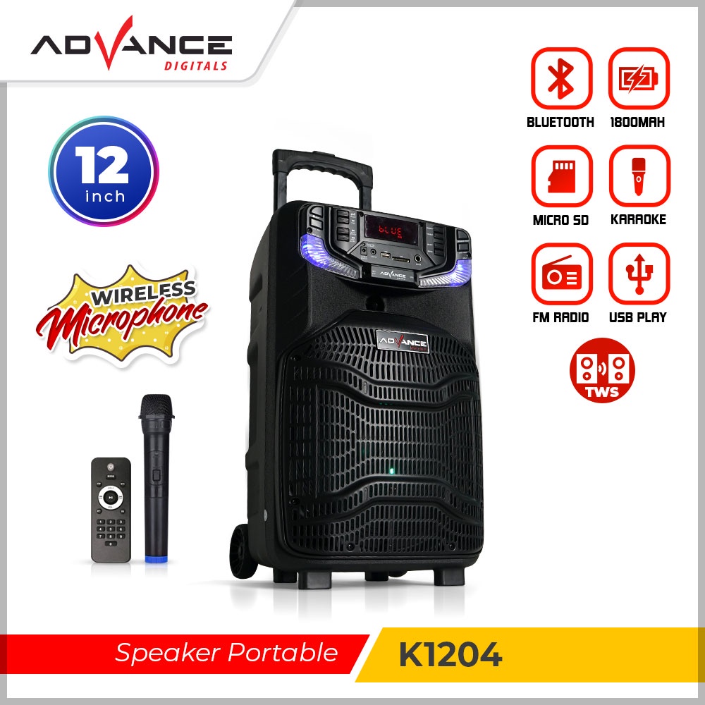Jual Speaker Portable Advance Meeting Trolley K-1204 | Shopee Indonesia
