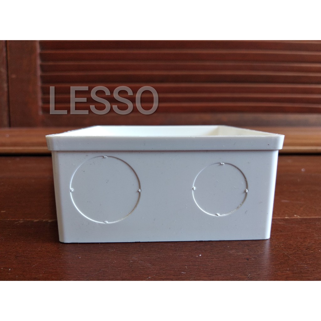 Jual Gang Box LESSO 86 x 86 / 20 25 - 40mm OB Dus Terminal Box Kabel ...
