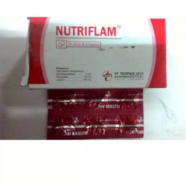 Jual Nutriflam || Per strip isi 6 kaplet | Shopee Indonesia