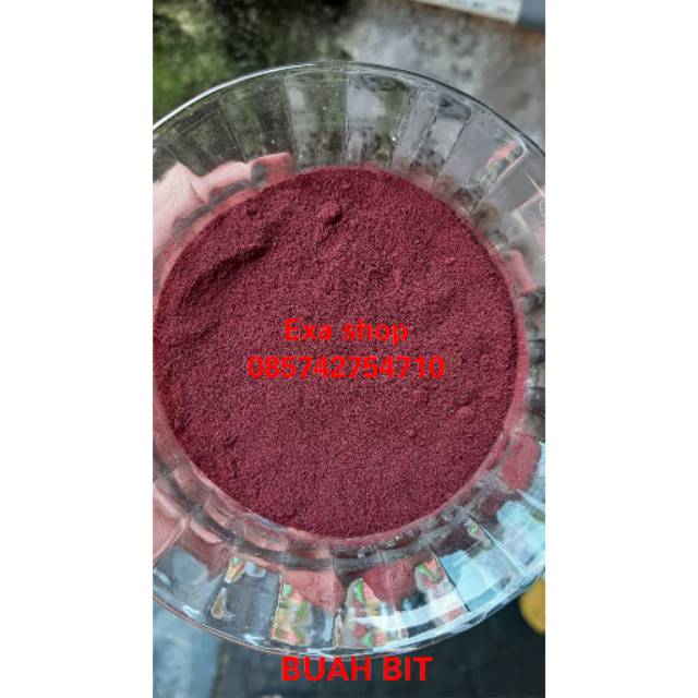 Jual Buah Bit Merah Bubuk - Serbuk / Pure Beetroot Powder 1 kg | Shopee ...