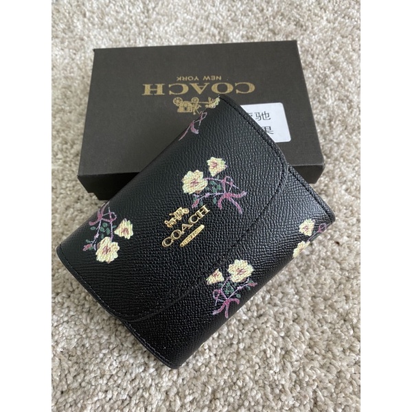 Jual [Free bubble wrap]coach dompet mini lipet bunga kw semi premium ...