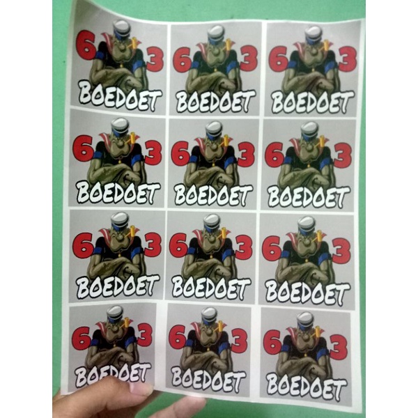 Jual Stiker Boedoet 63 Popaye | Shopee Indonesia
