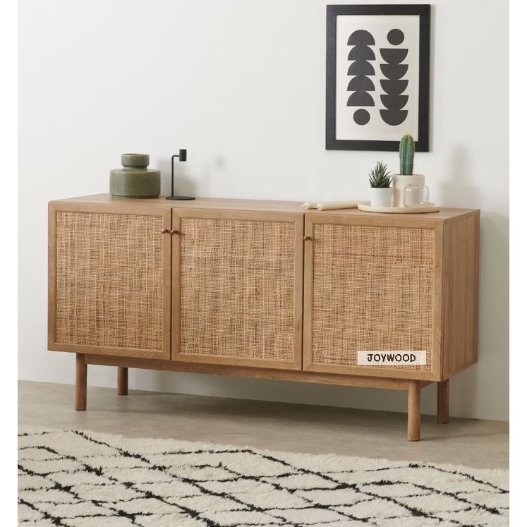 Jual Joywood Buffet rattan/ buffet kayu minimalis/ buffet serbaguna ...