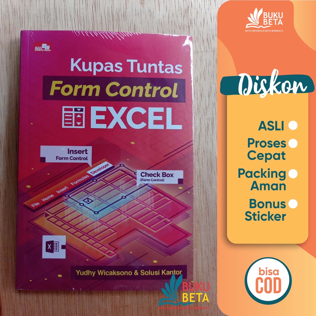 Jual Kupas Tuntas Form Control Excel - Yudhy Wicaksono | Shopee Indonesia