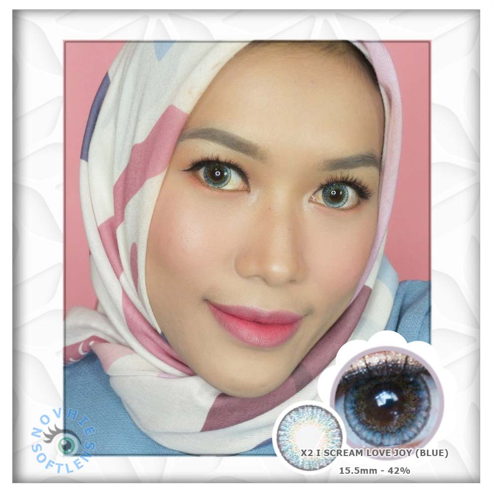 Jual SOFTLENS I SCREAM LOVE JOY (BLUE) | Shopee Indonesia