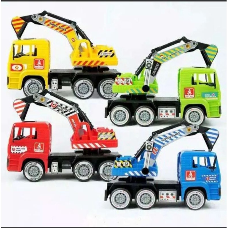 Jual TRUK EKSAVATOR TRUCK EXCAVATOR TRUK BEGO BACKHOE BESAR JUMBO ...