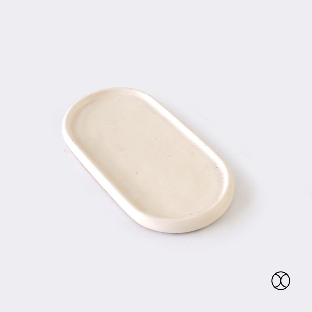 Jual CONCREATE LIVING Tray And Coaster Terra Double Coaster Home Decor ...