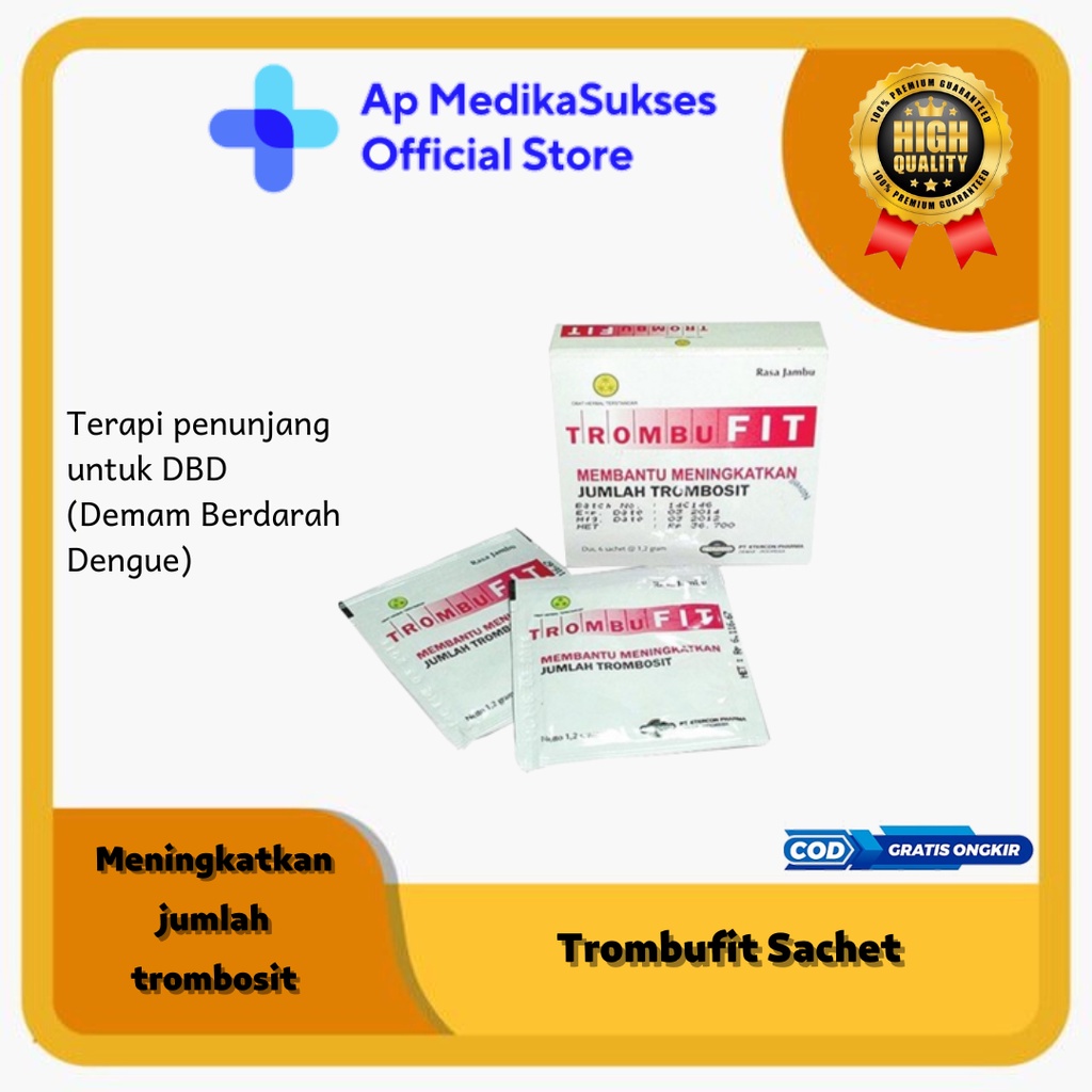 Jual TROMBUFIT Sachet - Meningkatkan jumah trombosit | Shopee Indonesia