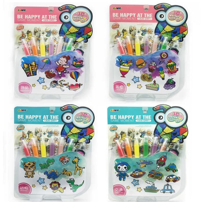 Jual Mainan Edukasi Anak Art and Craft. DIY. Membuat Mewarnai Sticker ...