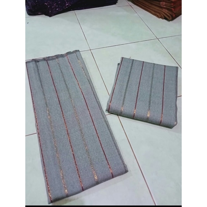 Jual kain tenun lurik warna grey panjang 120cm lebar 3meter | Shopee ...